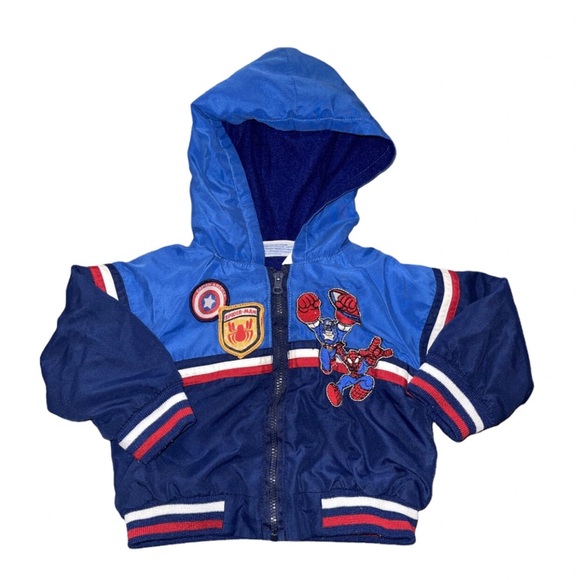 Spider-Man & Friends | Jackets & Coats | Spiderman Friends Baby Jacket ...